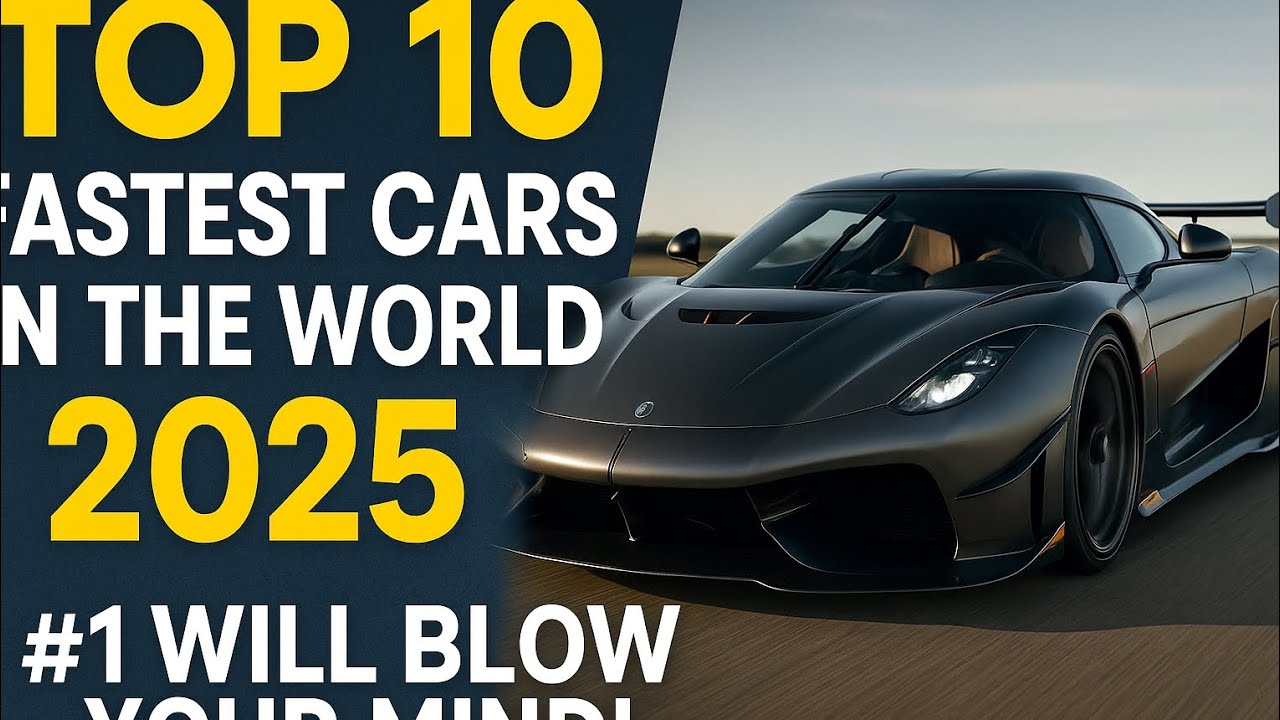 Top 10 Fastest Cars in the World 2025 🚀 | #1 Will Blow Your Mind! - YouTube