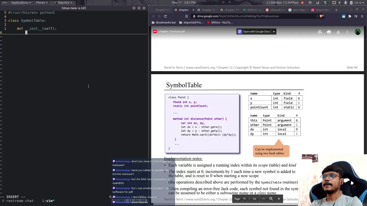 Jack Lang Compiler In Python Computer From First Principles Nand2tetris 2 Part 29 Compilers