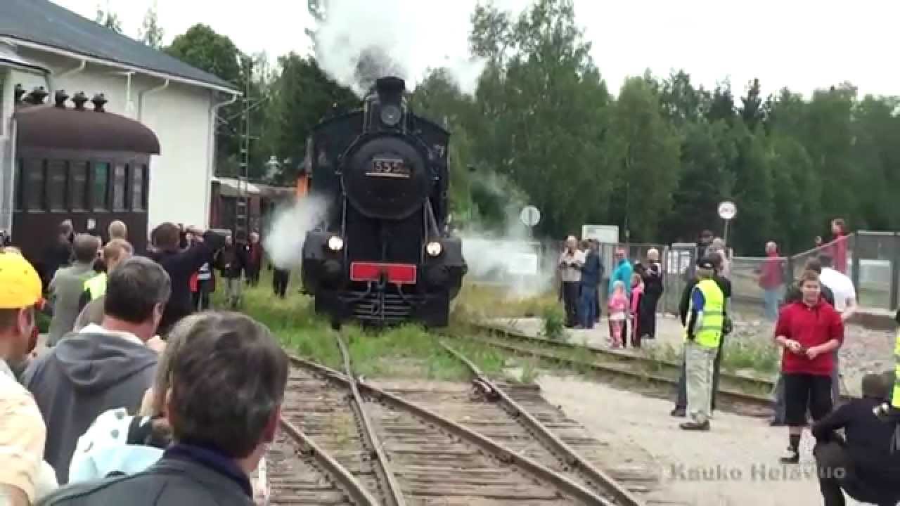 Steam Train Steam Train Locomotive at Finnish Railway Museum, Hyvinkää ...