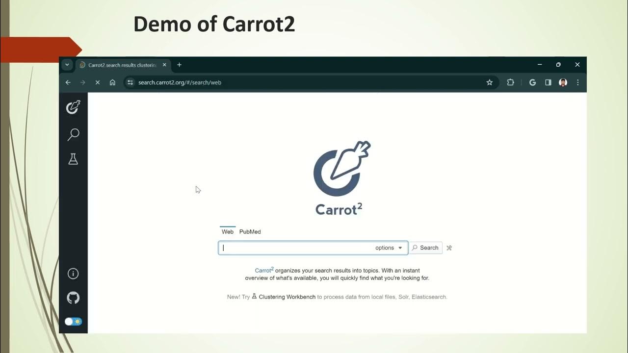 Carrot2 for text search and clustering NLP Project - YouTube