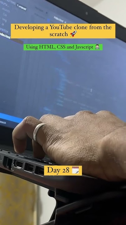 Day 28 Building A Youtube Clone👨🏻‍💻 Scratchcoding Codingdays Codinglife Html Css