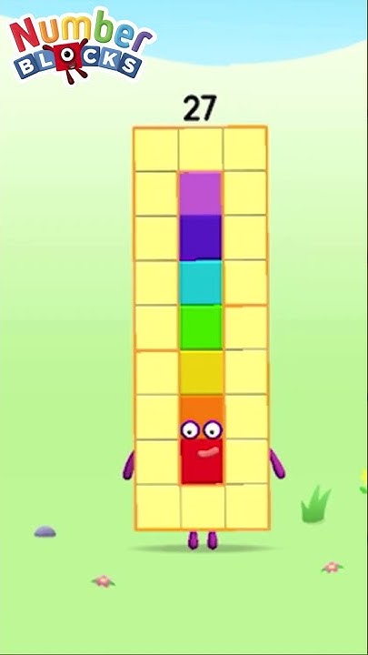 Numberblocks World App: Meet Numberblocks Twenty-Seven | Fun Game for ...