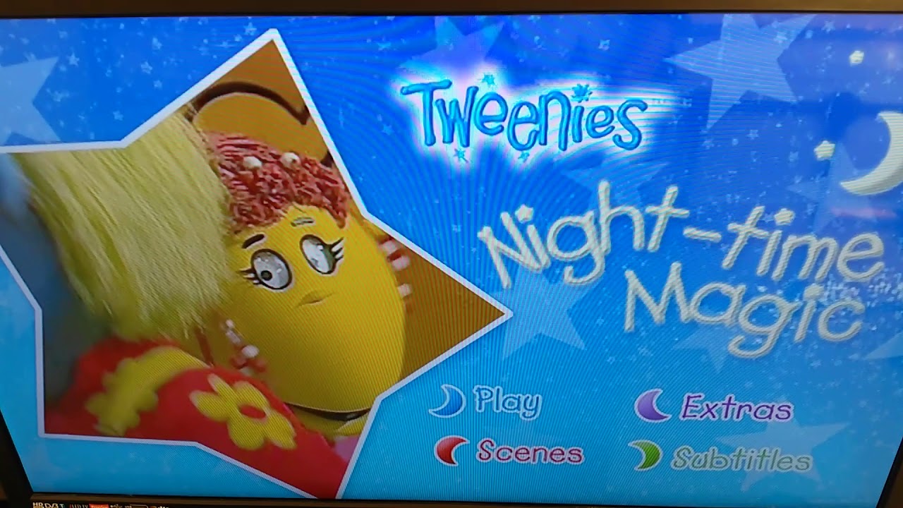 Tweenies Nighttime Magic DVD Menu Walkthrough - YouTube