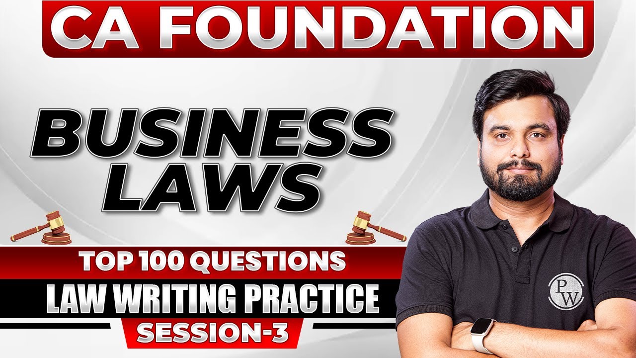Business Laws Writing Practice Session | Law Top 💯 Questions (Session 3 ...