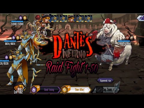 MGG Dante's Inferno Raid Part 1 Ladder 1-50(Twilight Maiden Raid Ladder ...