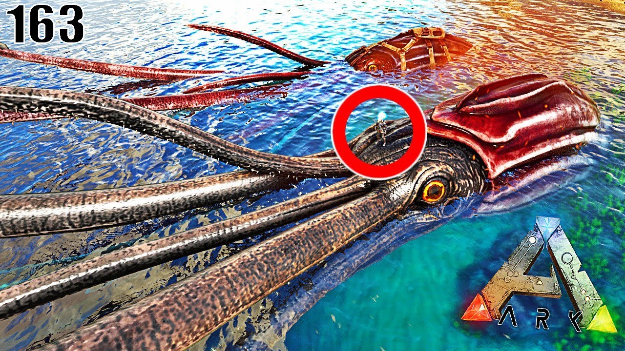 CE CALAMAR EST IMMENSE ! | ARK: Survival Evolved ! #Ep163 - YouTube
