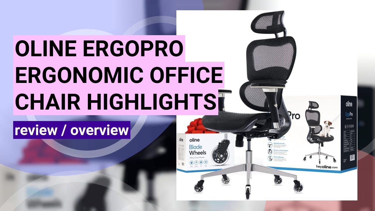 Review: Oline ErgoPro Ergonomic Office Chair - The Ultimate Comfort ...