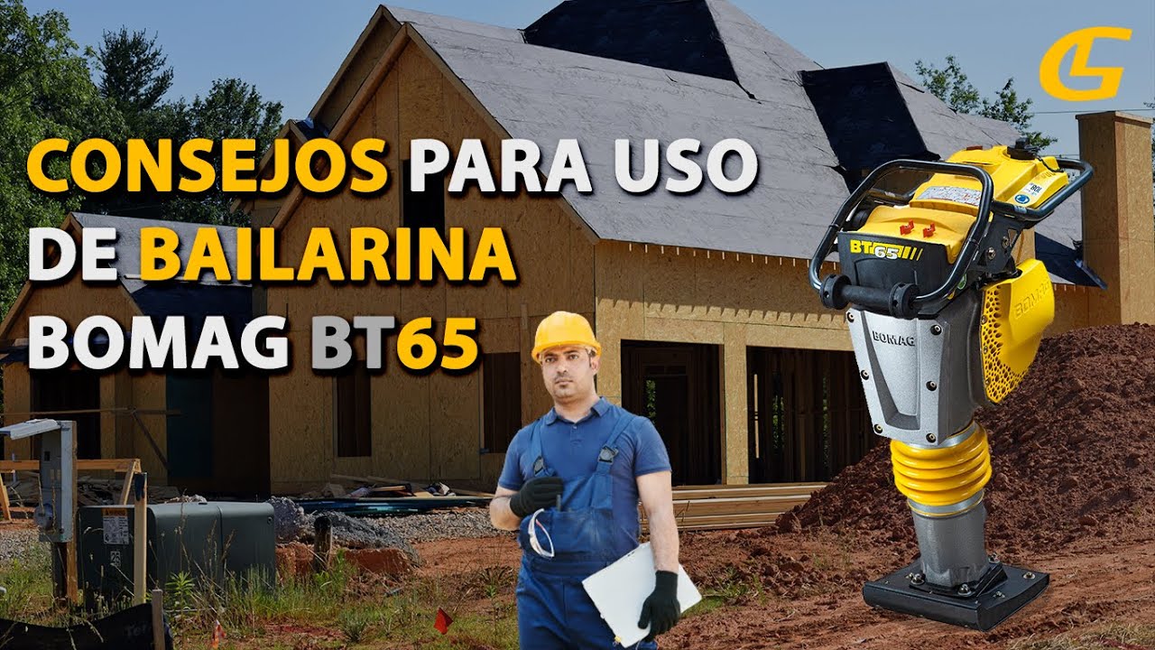 Compactadora Bomag BT65 - YouTube