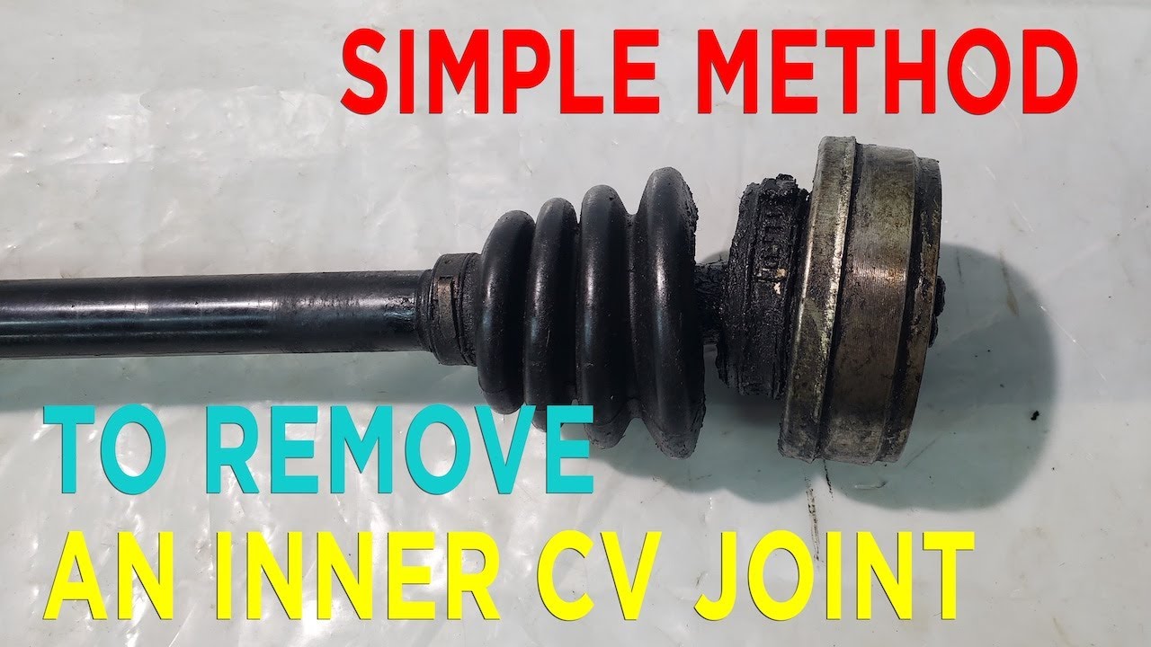 Simple Method to Remove Inner CV Joint - YouTube