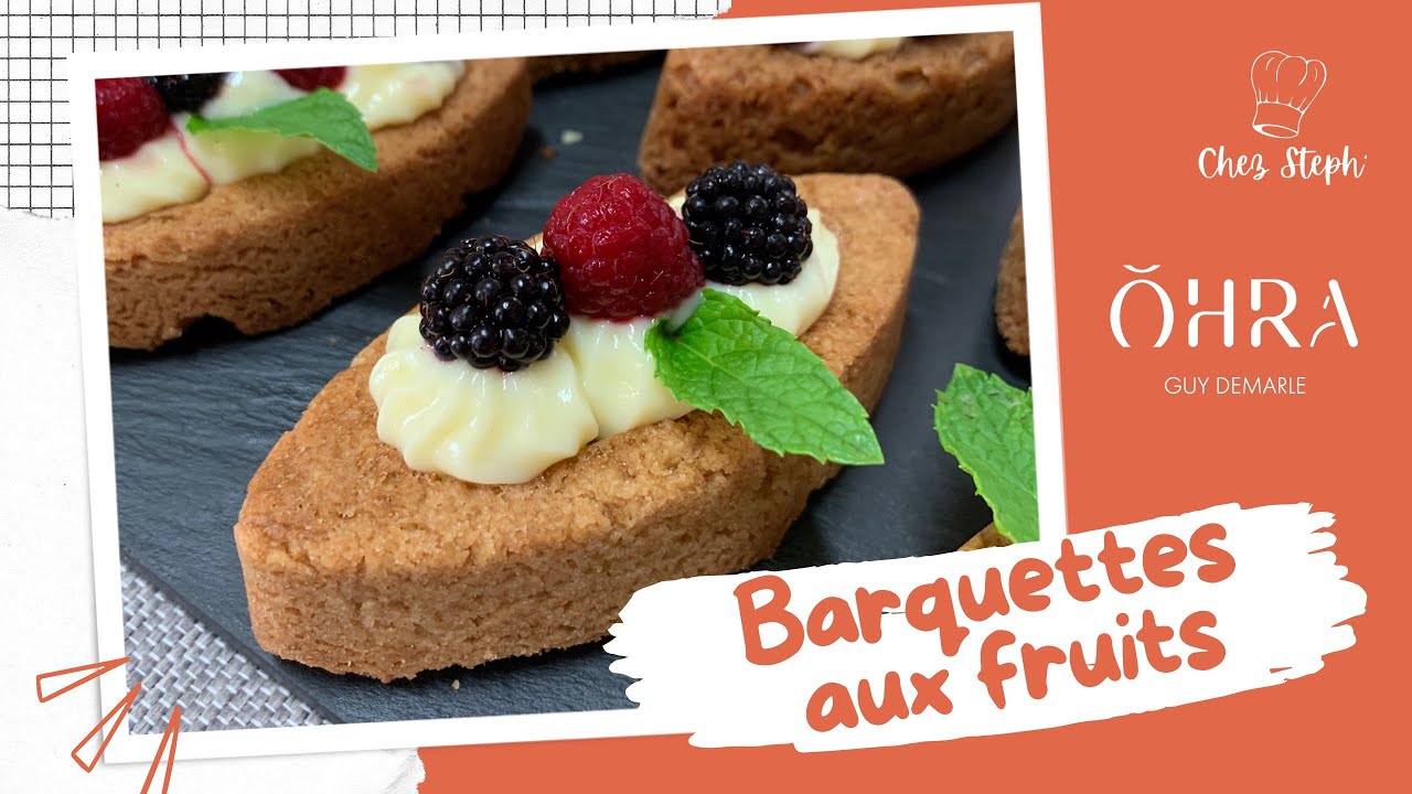 BARQUETTES AUX FRUITS : l'atelier culinaire Guy Demarle - YouTube