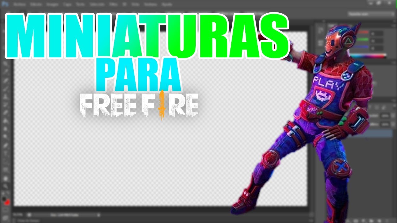 COMO HACER MINIATURAS DE FREE FIRE *YT* // CHAMITO YT - YouTube