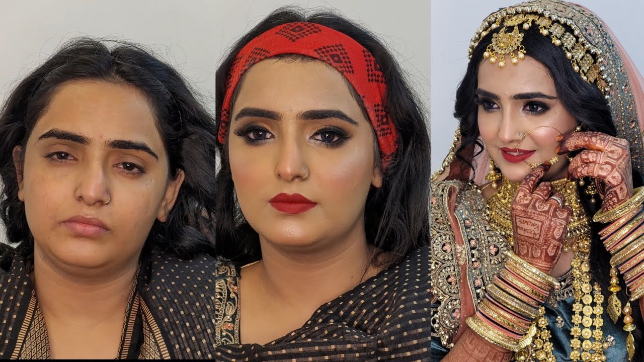 💄 makeup tutorial || makeup for beginners || reception bride makeup 💄 ️ ...