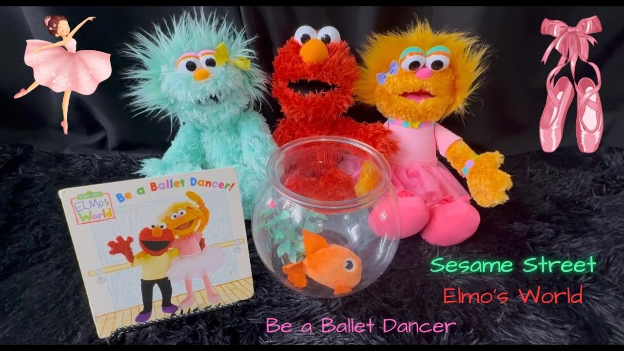 Sesame Street Elmo’s World BE A BALLET DANCER 🩰 Read along with KD ...