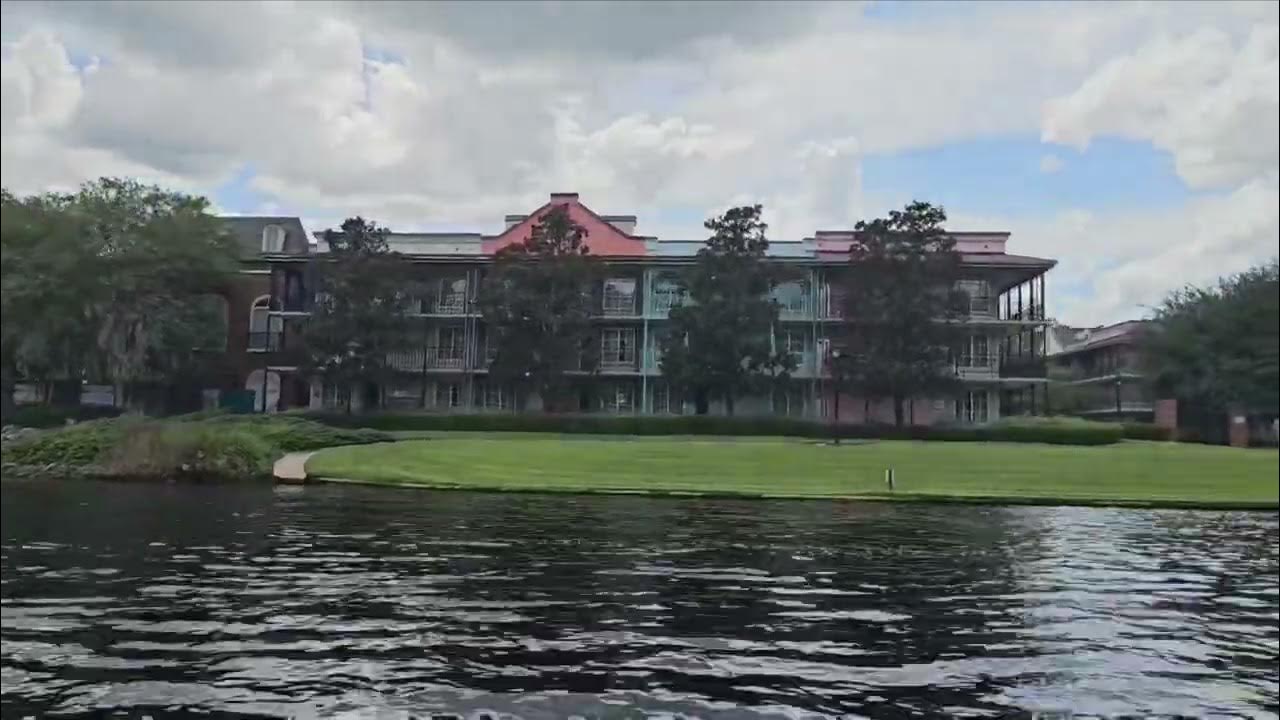 Leaving Port Orleans: French Quarter, Docking at Port Orleans: Riverside - YouTube