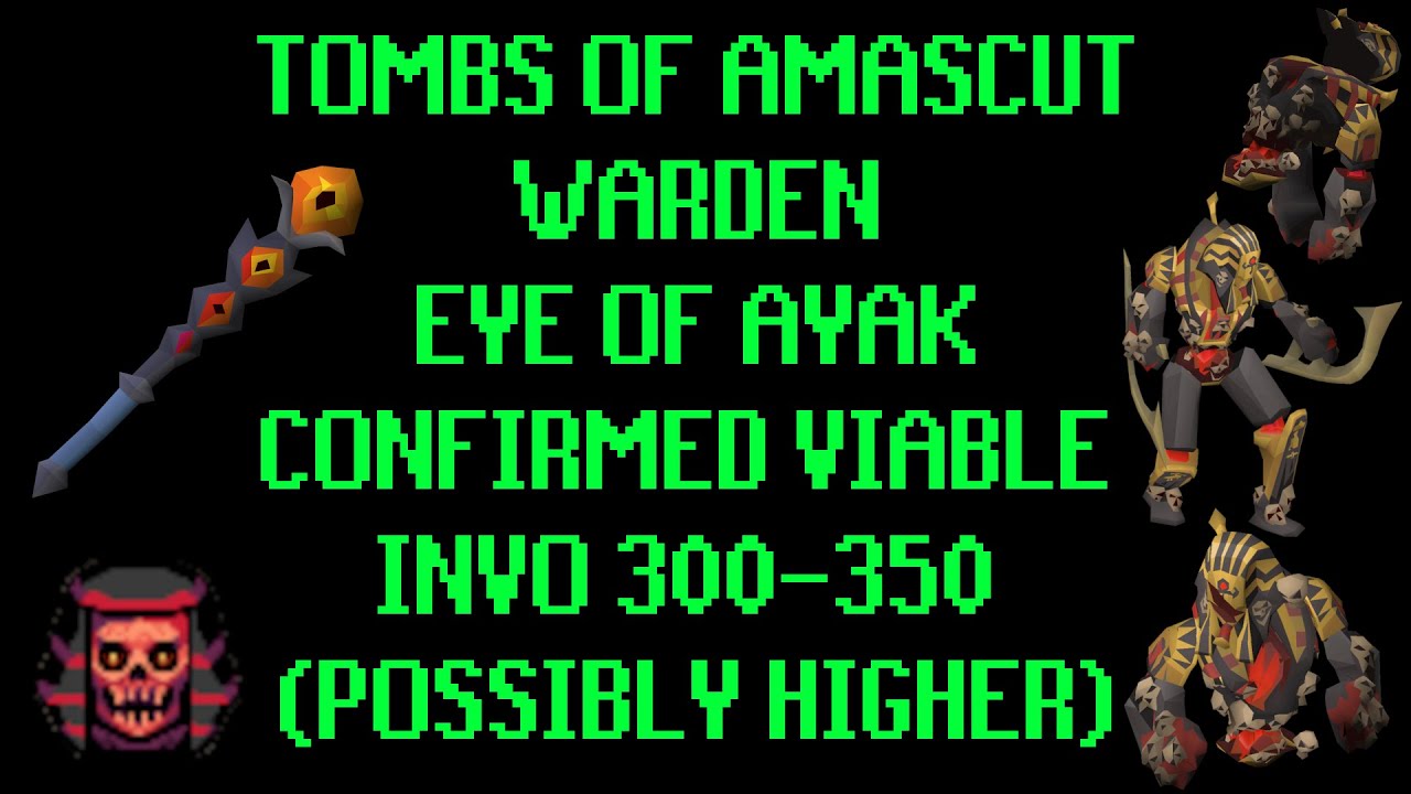 EYE OF AYAK WARDEN /w CONFLICTION GAUNTLETS (TOA) #osrs #runescape # ...
