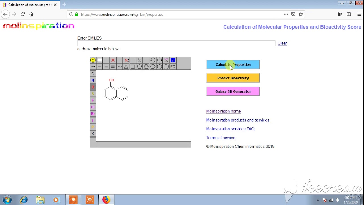 Ligand based drug design using Free software Molinspiration - YouTube