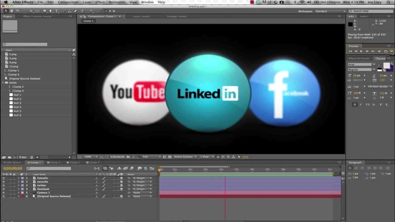 TUTORIAL: How to Orbit Objects Around a Point in After Effects [Pt. 1 ...