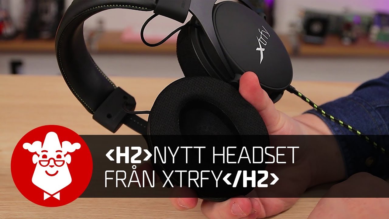 Ett nytt headset i pyjamas - Xtrfy H2 - YouTube