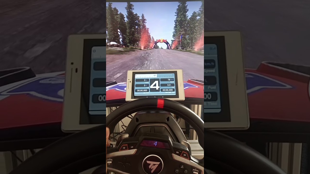 SIMHUB+WRC10+Android tablet - YouTube
