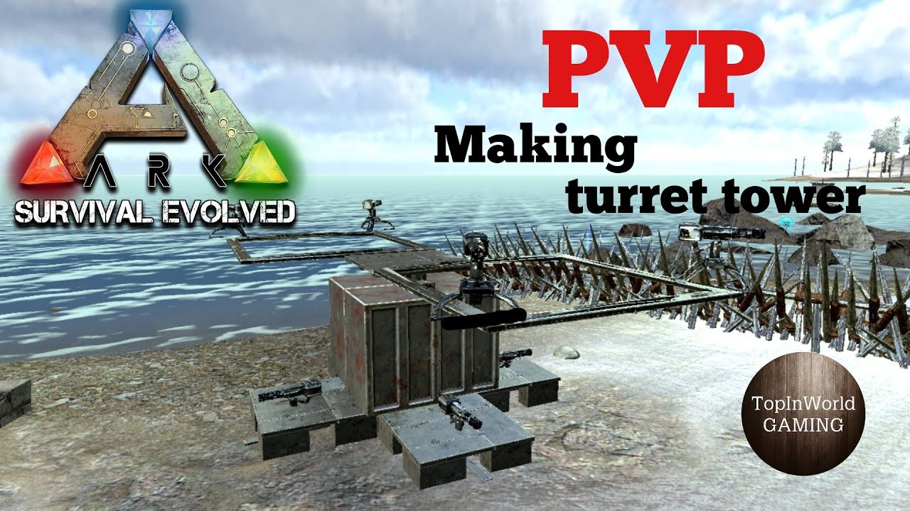 Ark mobile : Making best turret tower for startup in PVP : PVXC Server ...