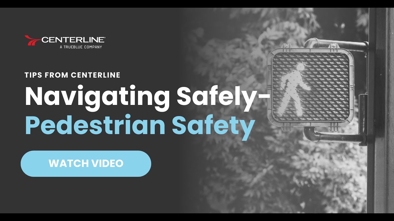 Navigating Safely - Pedestrian Safety - YouTube