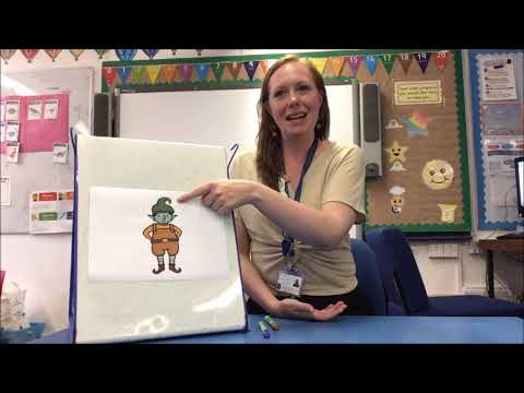 Reception: Literacy- to write a simple sentence - YouTube