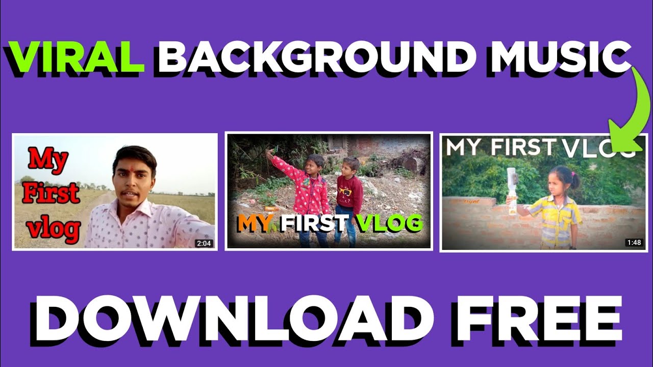 My First Vlog || my first vlog viral background music kaise download ...