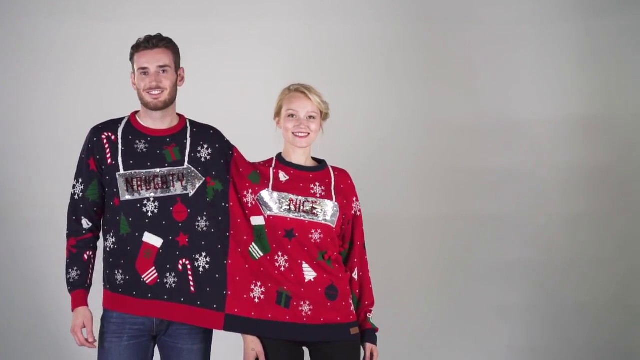 Couples Christmas Sweater - YouTube
