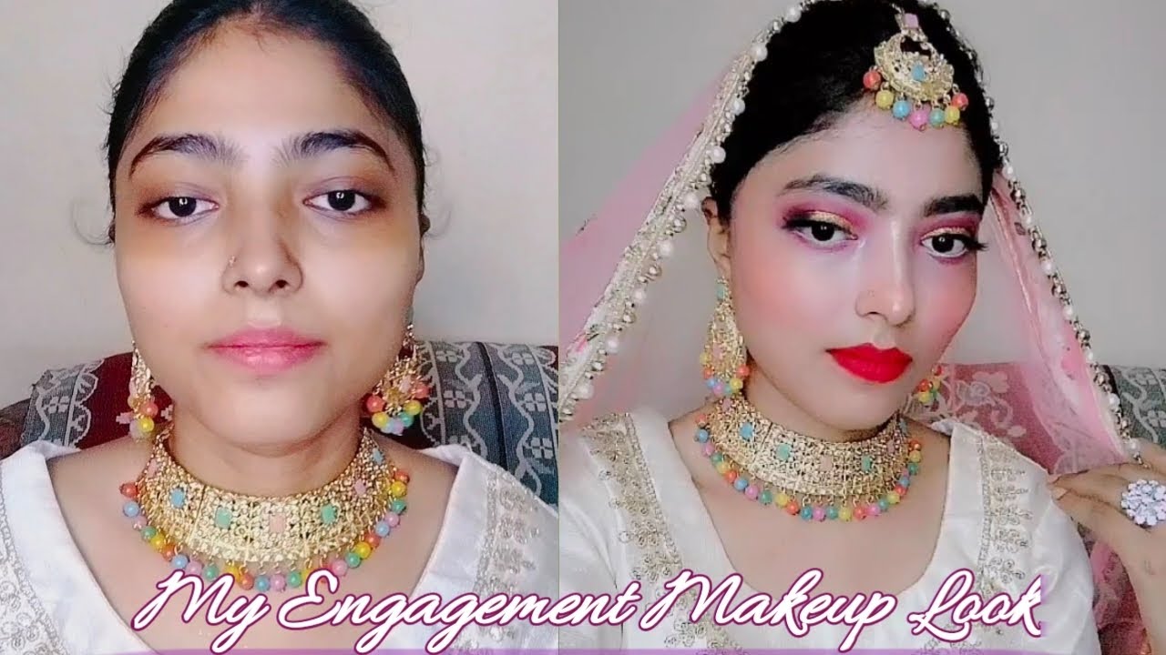 My Engagement Makeup Tutorial 🥰 | #makeup #viralvideo #makeuptutorial # ...