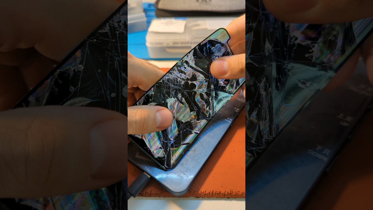 FAILED iPhone 11 LCD glass replacement. Broken display ☹️ but beautiful ...