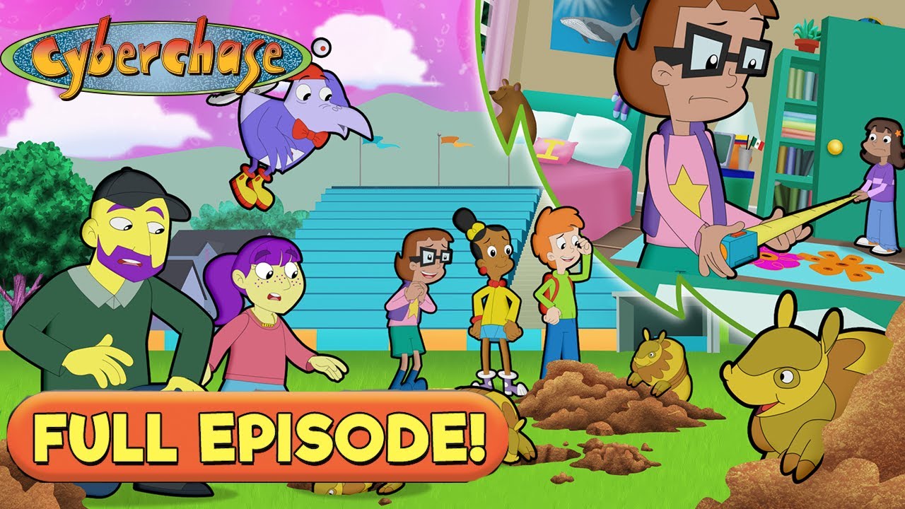Cyberchase FULL EPISODE | Cyberdillos in the Outfield ⚾️ 🌭 - YouTube
