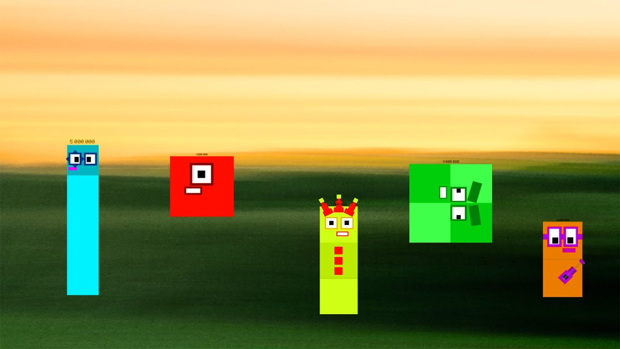 Retro Numberblocks-Millions Band But 1M to 5M Only - YouTube