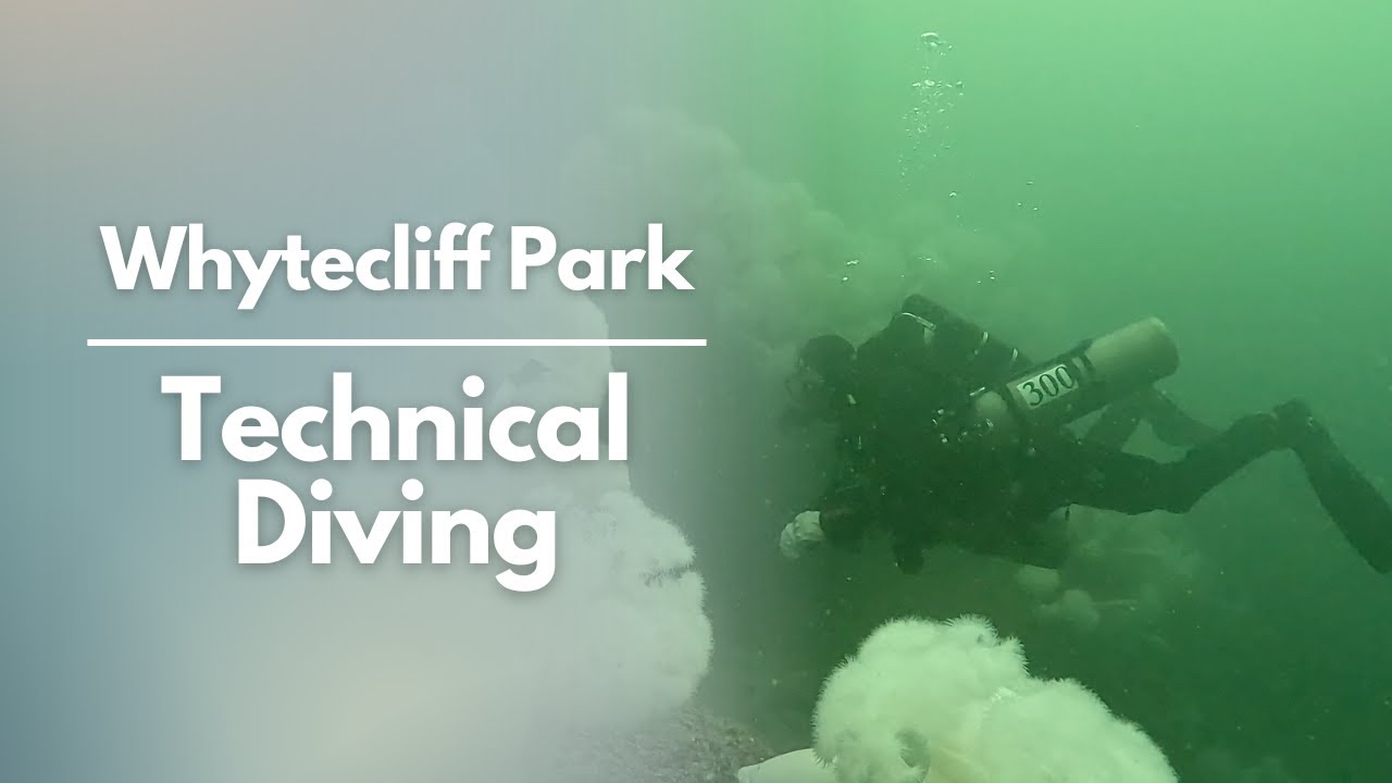Technical Diving at Whytecliff Park | Our local dive site at 150 Feet ...