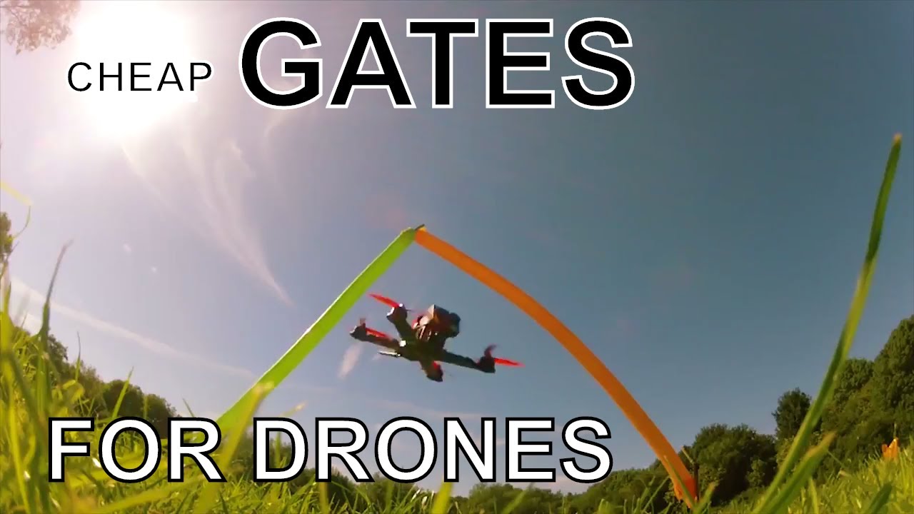 How to make inflatable gates for FPV drone races - YouTube