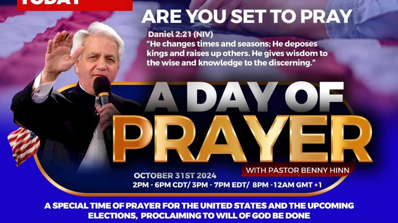 A DAY OF PRAYER WITH PASTOR BENNY HINN - YouTube
