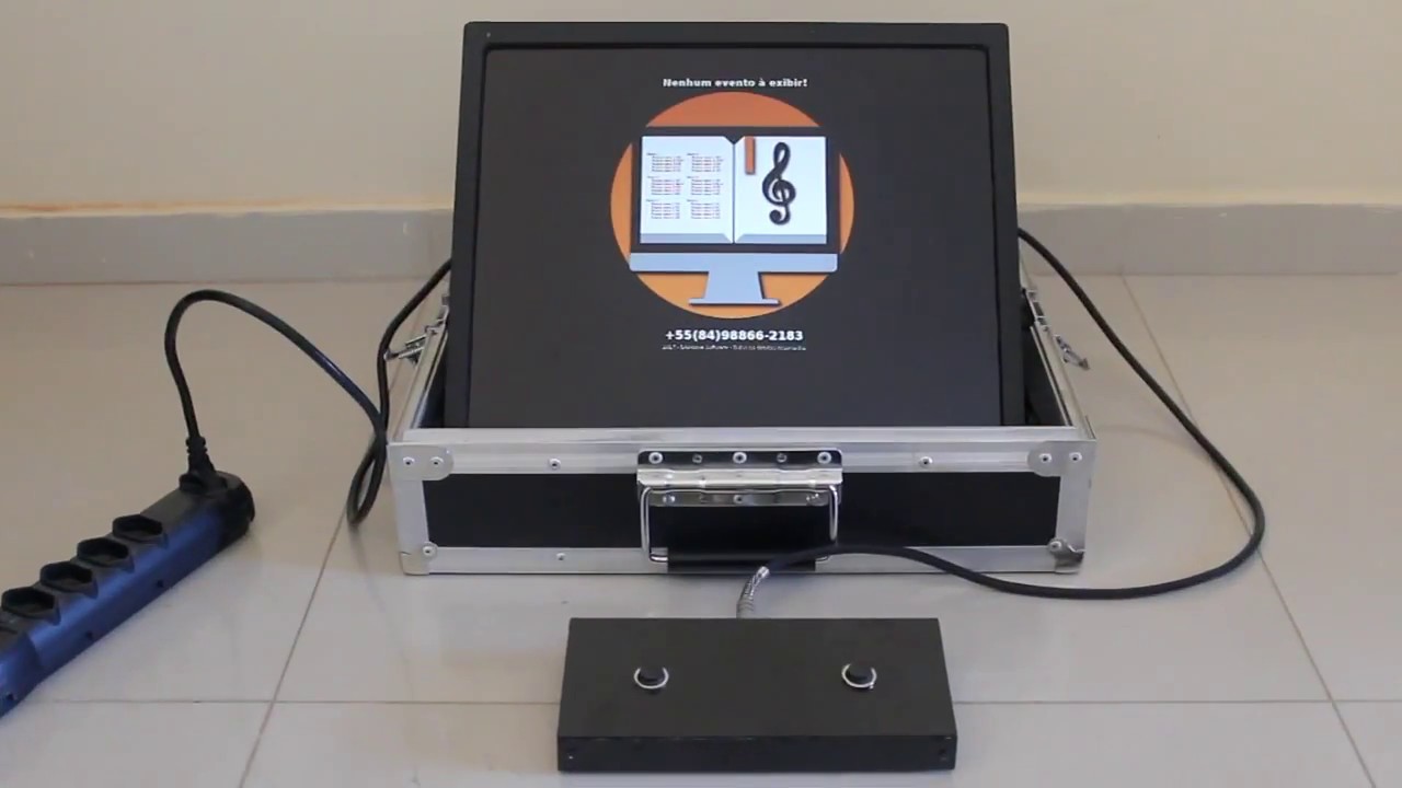 Repertório Digital para Shows (tele prompter sem fio) - YouTube