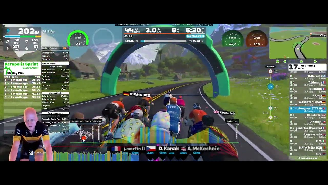 Zwift // KISS Racing // Mayan Mash - YouTube