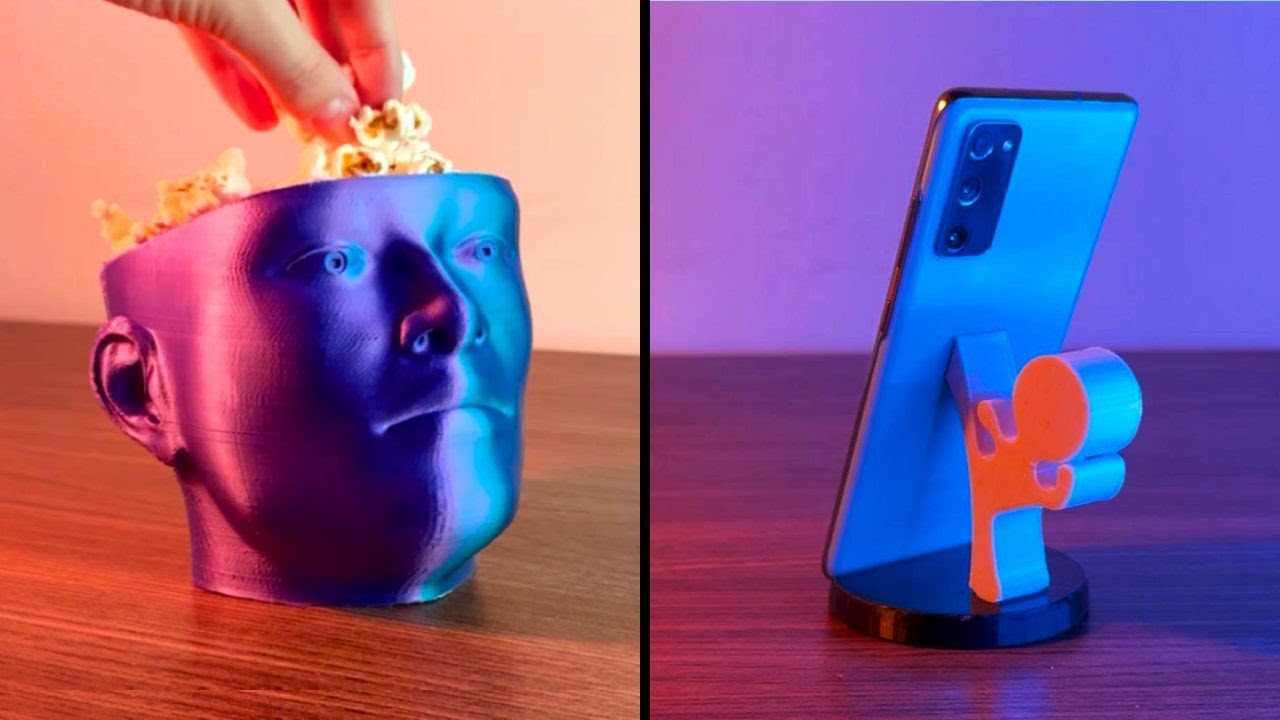 8 FUNNY & USEFULL Things to 3D Print with Satisfying Timelapse - YouTube