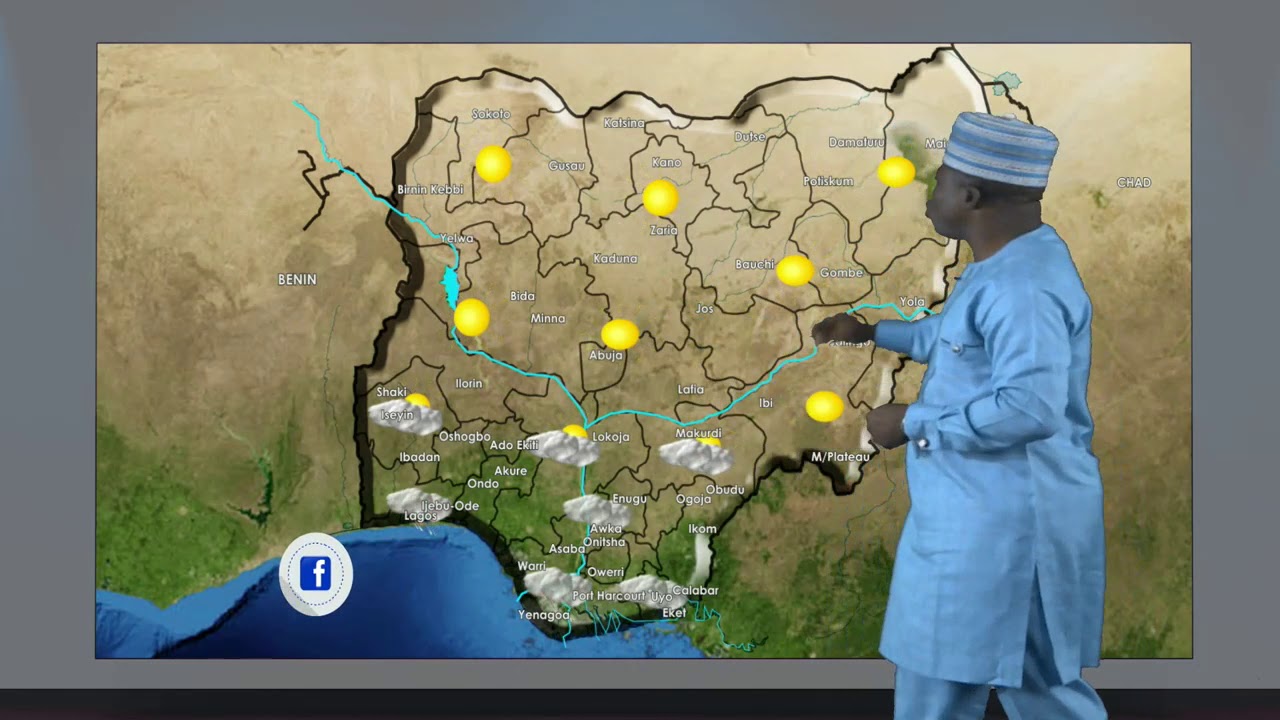 NIGERIAN WEATHER FORECAST WITH Desmond Onyilo 05 12 2020 utube - YouTube