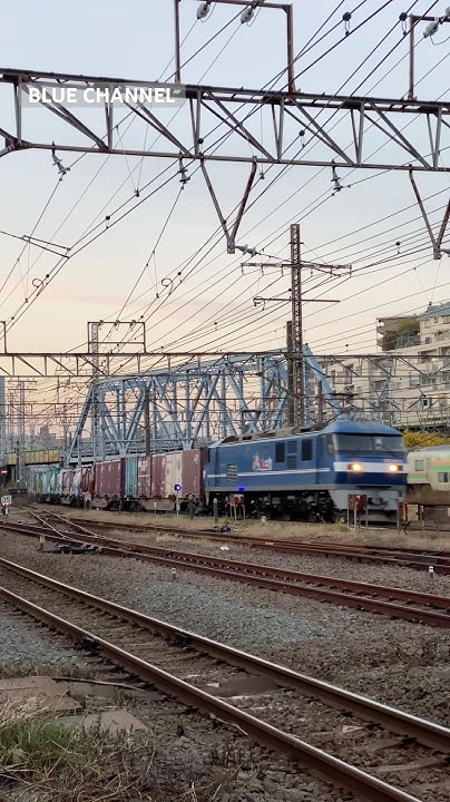 (貨物列車) 2024/12/04 70レ EF210-3 + コキ21B (新居浜〜東京タ) #Shorts - YouTube