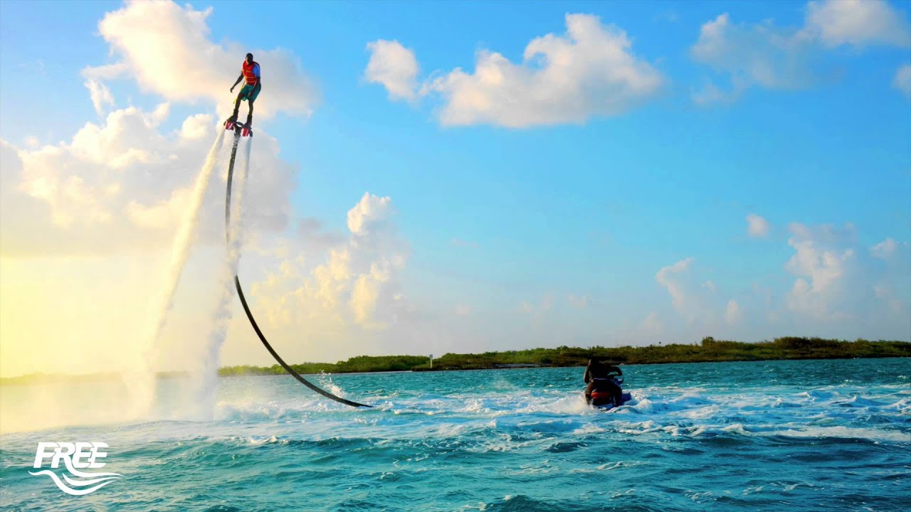 Flyboarding in Turks and Caicos - YouTube