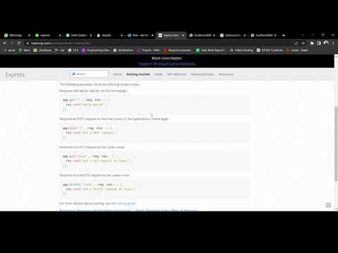 Express.js Basic Routing - YouTube