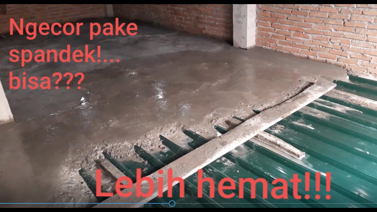 Pengecoran lantai RBW dengan SPANDEK tanpa tulangan!... kok bisa? lebih ...