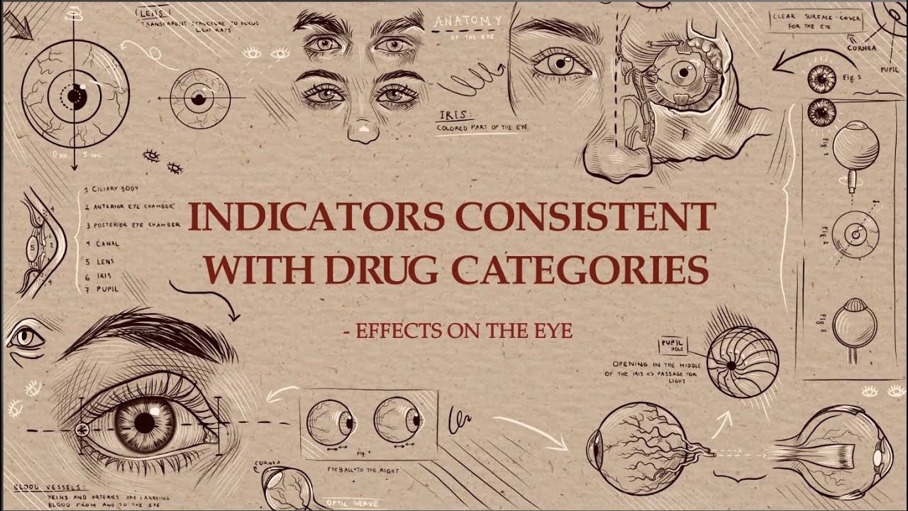 Indicators consistent with drug categories - Effects on the Eye I ...