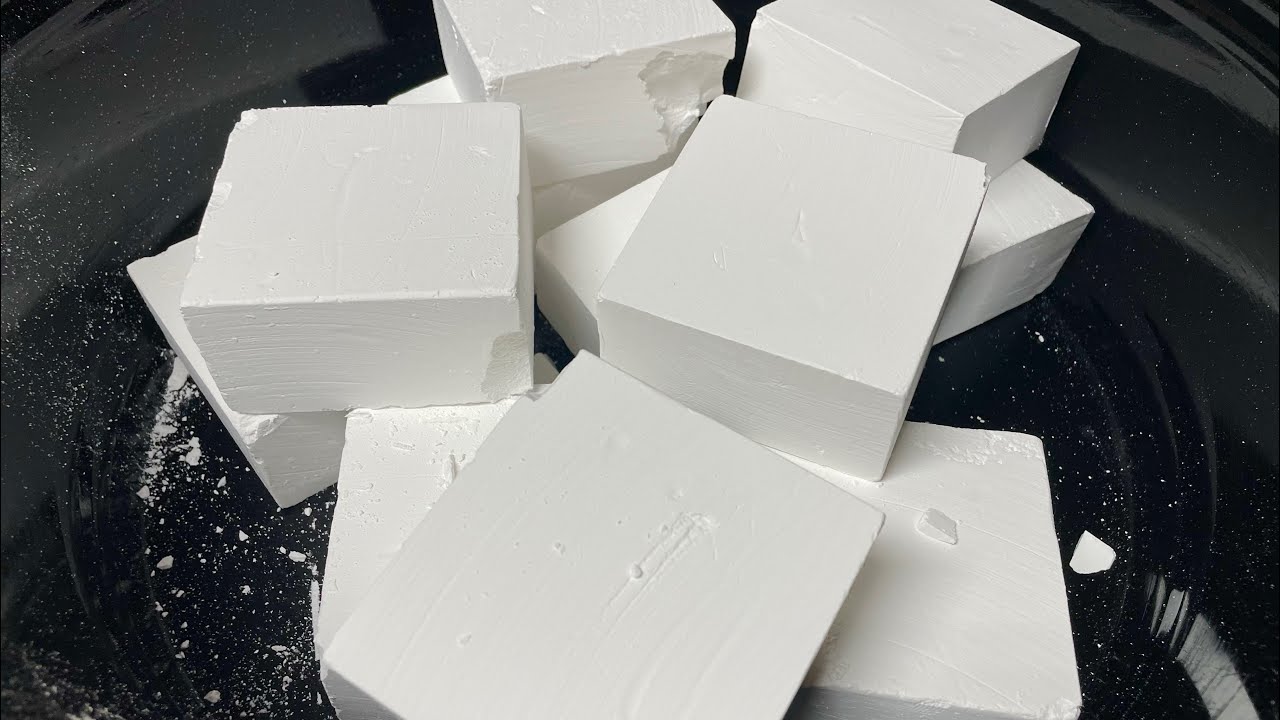 Crunchy Soft Plain Jane Chalk Blocks - YouTube