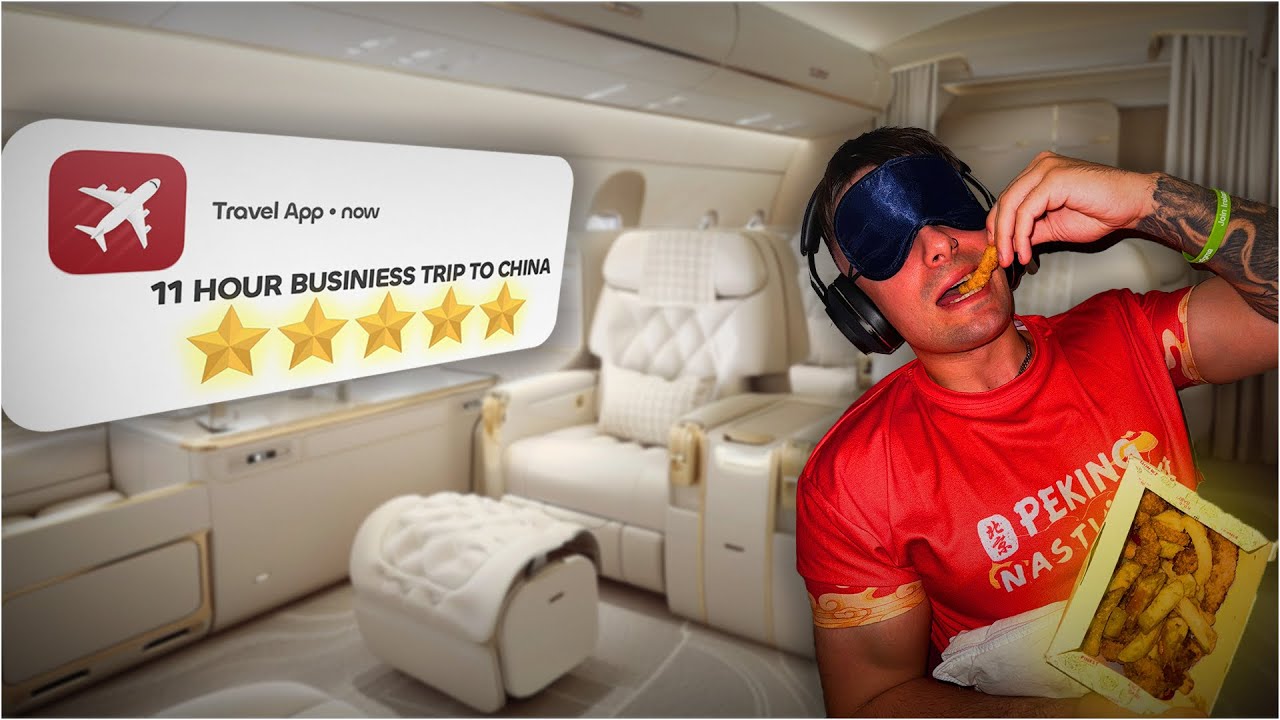 11 HOUR BUSINESS CLASS FLIGHT TO CHINA | China Vlog Day 1 ️🇨🇳 - YouTube
