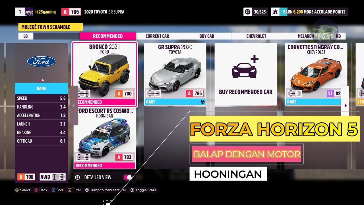 WOW FORZA HORIZON 5 INDONESIA BALAPAN DENGAN MOTOR - YouTube