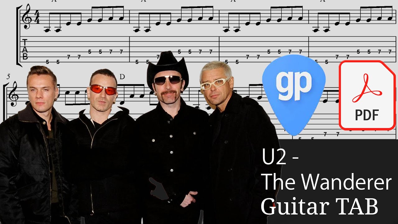 U2 - The Wanderer Guitar Tabs [TABS] - YouTube