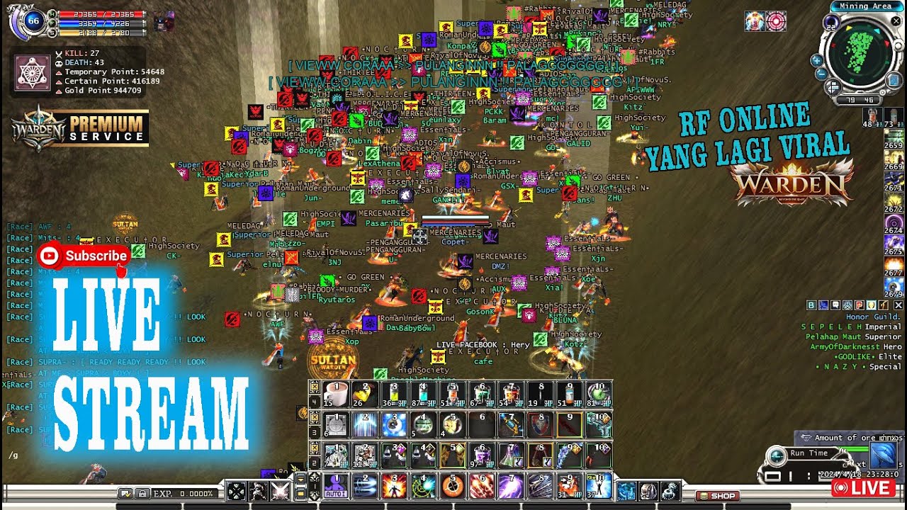 🔴 Live RF WARDEN - NOSTALGIA RF PRIVATE SERVER FULL PVP YANG LAGI VIRAL - YouTube