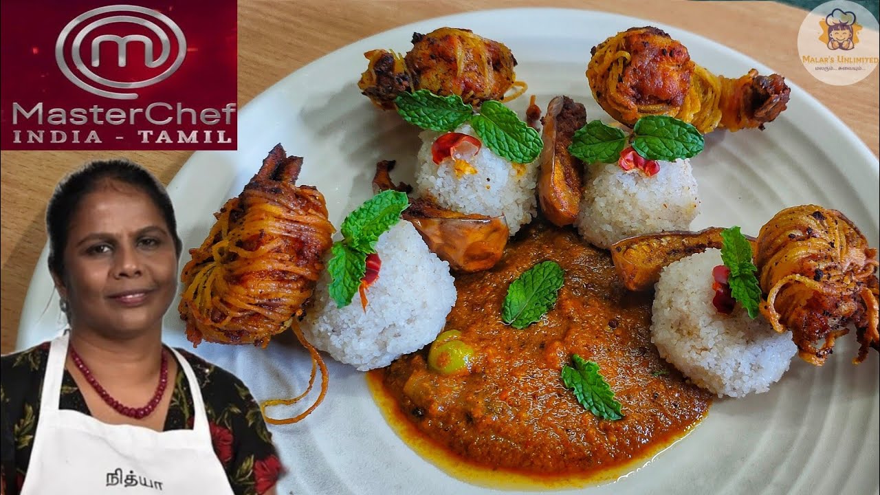 Masterchef recipe in tamil / Kunafa Prawn /Kadam Puttu Masterchef Dr ...